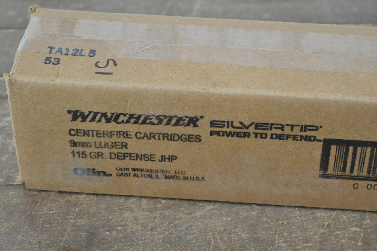 200 Rd Case Winchester Silver Tip 9mm 115 Grain Hollow Points 9mm Luger ...