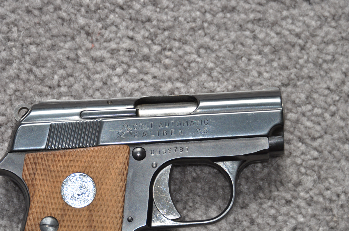 Colt Automatic, Caliber 25, Colt Pt. F.A. Mfg. Co., Hartford Ct., U.S.A ...