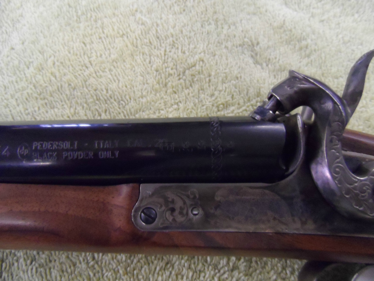 Taylor/Pedersoli Howdah Bp Shotgun Pistol 20 Gauge 11.25" Barrel 20 Ga ...