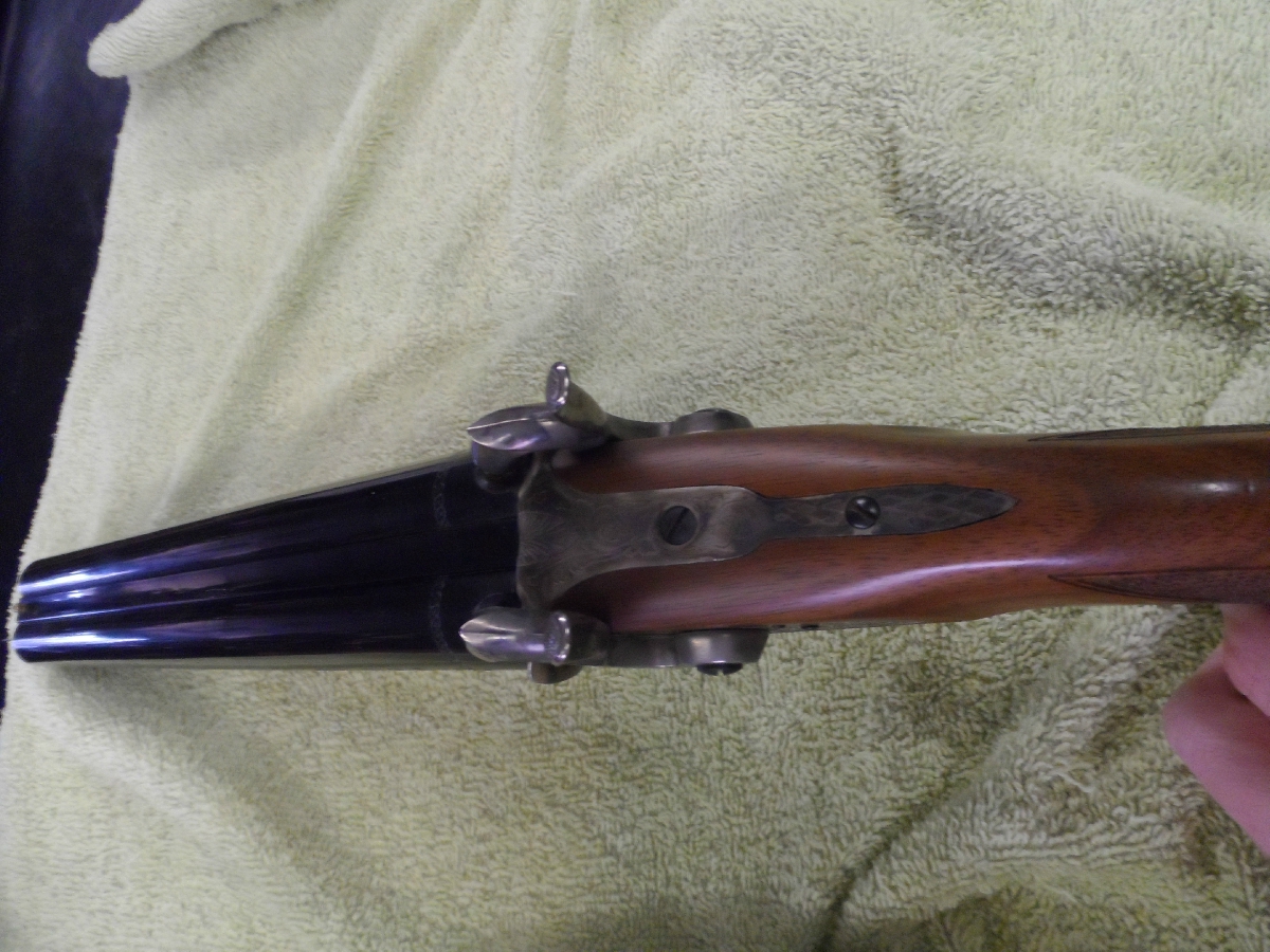 Taylor/Pedersoli Howdah Bp Shotgun Pistol 20 Gauge 11.25" Barrel 20 Ga ...