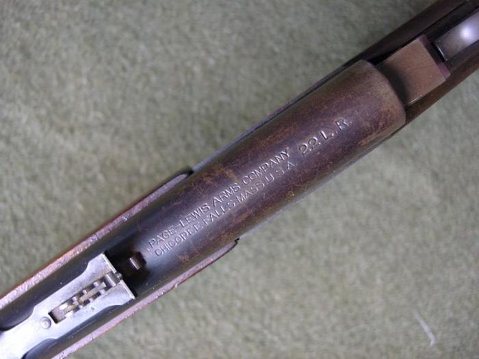 Page-Lewis Arms Co. Model B Sharpshooter .22 Lr Falling Block Rifle For ...
