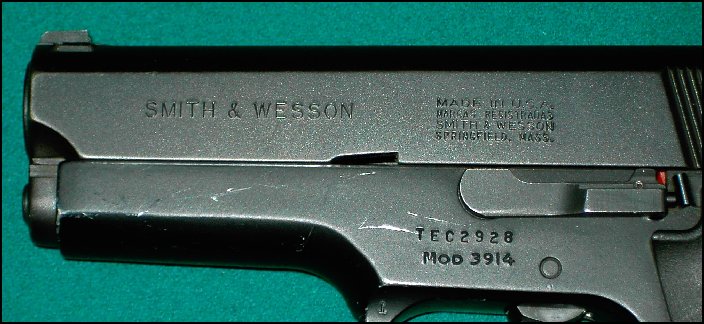 S & W Smith & Wesson Model 3914, 9mm Cal. Excellent- Free Shipping For ...