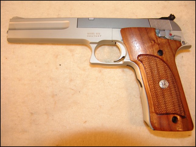 Smith & Wesson 622 Target Pistol .22 Lr Cal. Stainless Excellent For ...