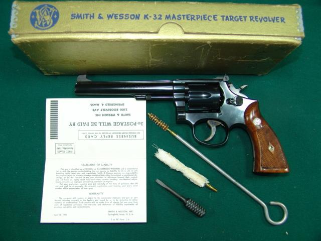 S & W Smith & Wesson K-32 Masterpiece - .32 Cal. - New In Box - For ...