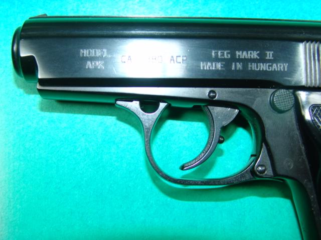 Feg/Interarms Model Apk-Mk Ii -.380 Cal. Excellent -Free Ship For Sale ...