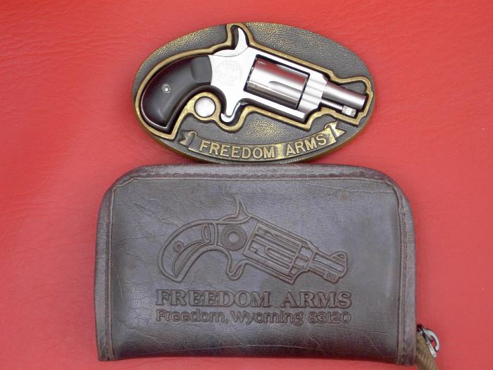 Freedom Arms Mini Revolver .22 LR With Matching Belt Buckle