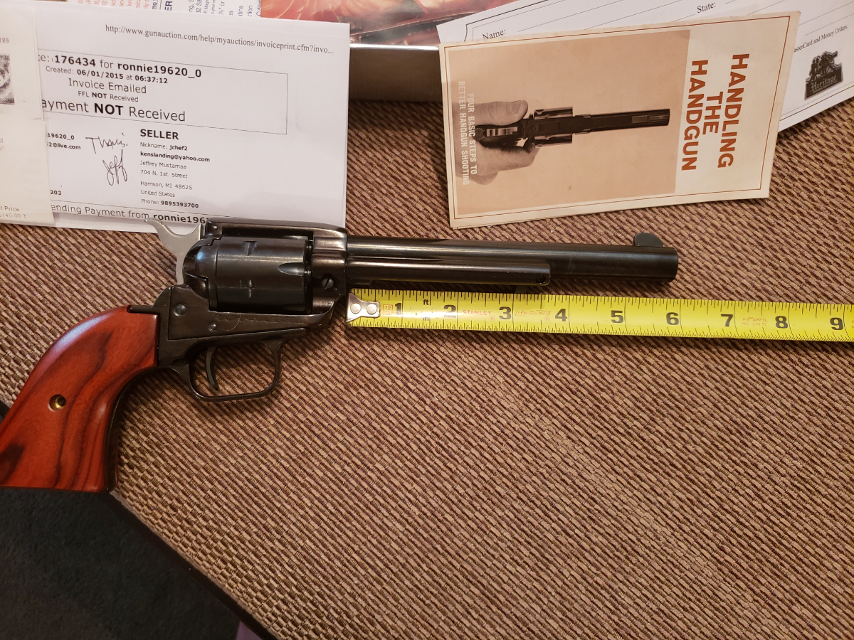 Heritage Manufacturing, Inc Rough Rider Single Action 6 Shot Revolver 6 ...