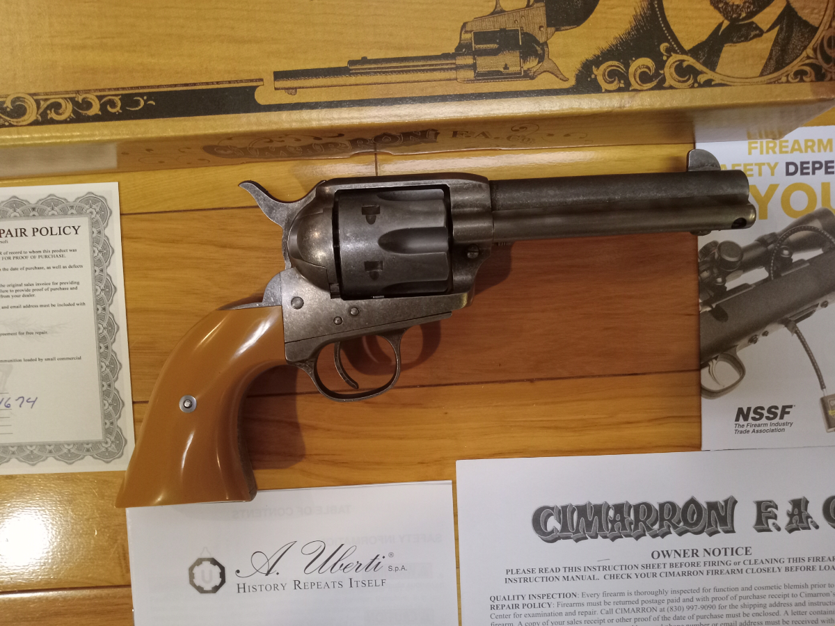 Uberti/Cimarron Rooster Shooter Nib (Look Pics) .45 Long Colt For Sale ...