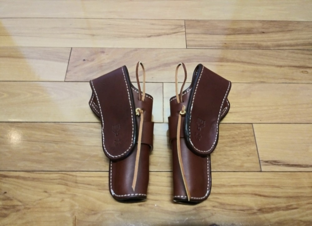 Buck'S Saddlery Matched Pair Of Buck`S John Wayne Duke Holsters .45 ...