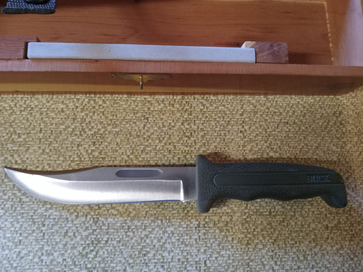 Buck Knife #619 W/ Wood Box (Look) For Sale at GunAuction.com - 17304118