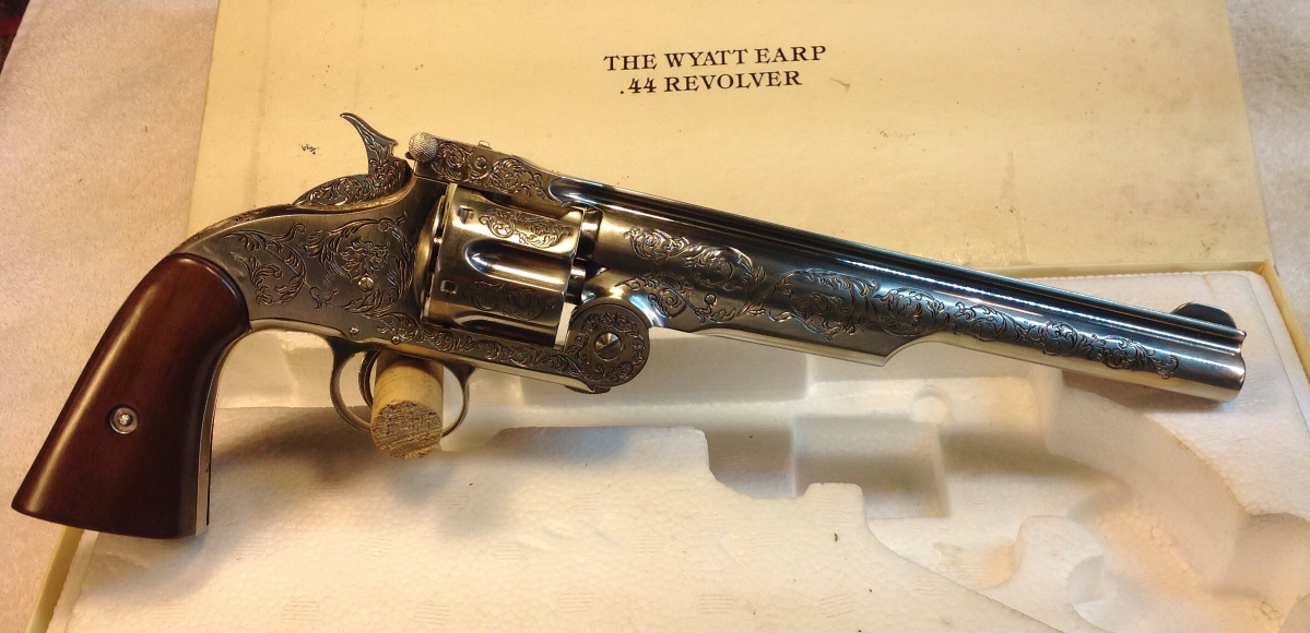 Excellent Working Copy Of The S&W Schofield Beautifully Engraved For ...