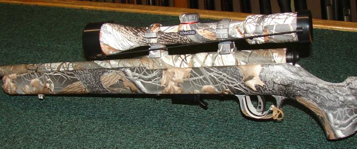 Savage Model 93r17 Xp .17hmr With Scope Snow Camo For Sale at ...