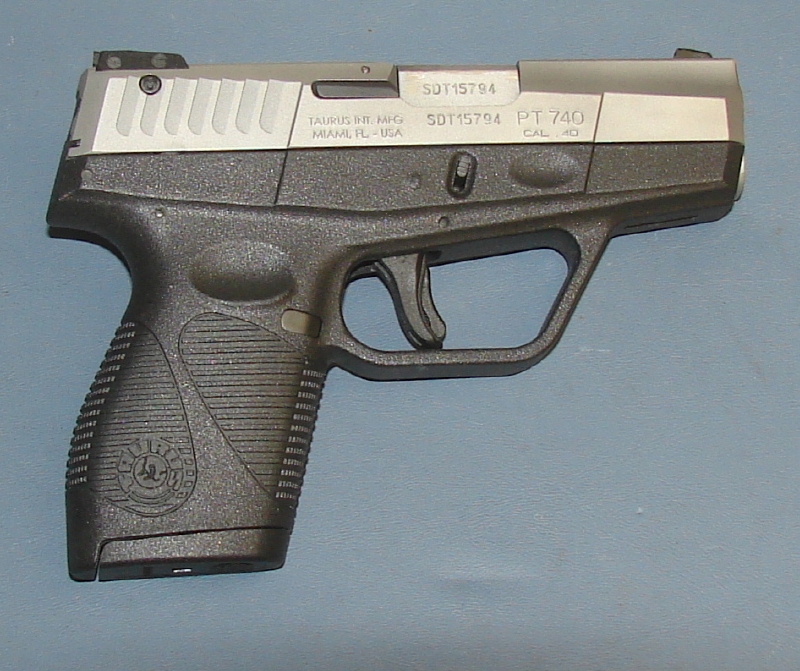 Taurus Model Pt 740 Slim 40 S&W Caliber No Reserve For Sale at ...