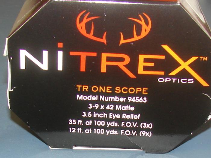 Nitrex Tr One 3-9x42mm Riflescope New No Res For Sale at GunAuction.com ...