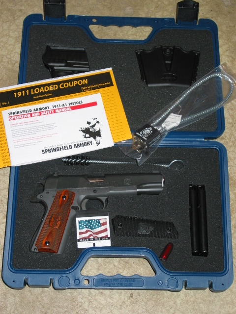 Springfield Armory (Geneseo, Il) Springfield Armory 1911a1 Mil-Spec S/S ...