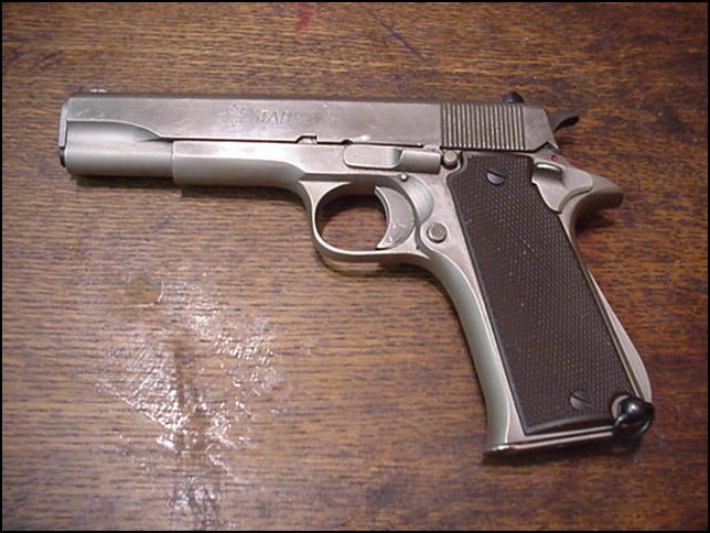 Interarms Star Model BS 9mm Chrome Semi-Auto Pistol NR