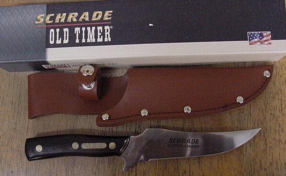 Schrade Old Timer Deerslayer Knife Sc150t For Sale at GunAuction.com ...