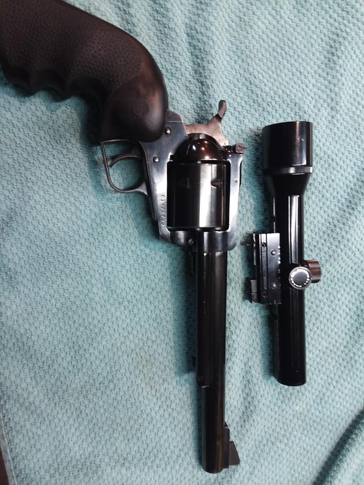Ruger Super Blackhawk 44 Mag With Bushnell Scope And Ruger Scope Mount ...