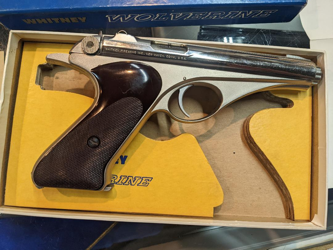 Whitney Arms Company Whitney Wolverine nickel finish 1 of 500 .22 LR ...