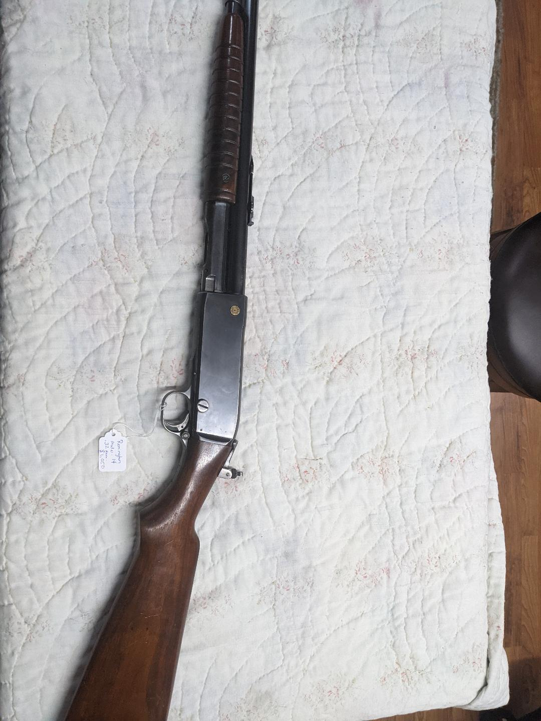 model 14 pump action rifle 32 Remington .32 Remington 17241383 ...