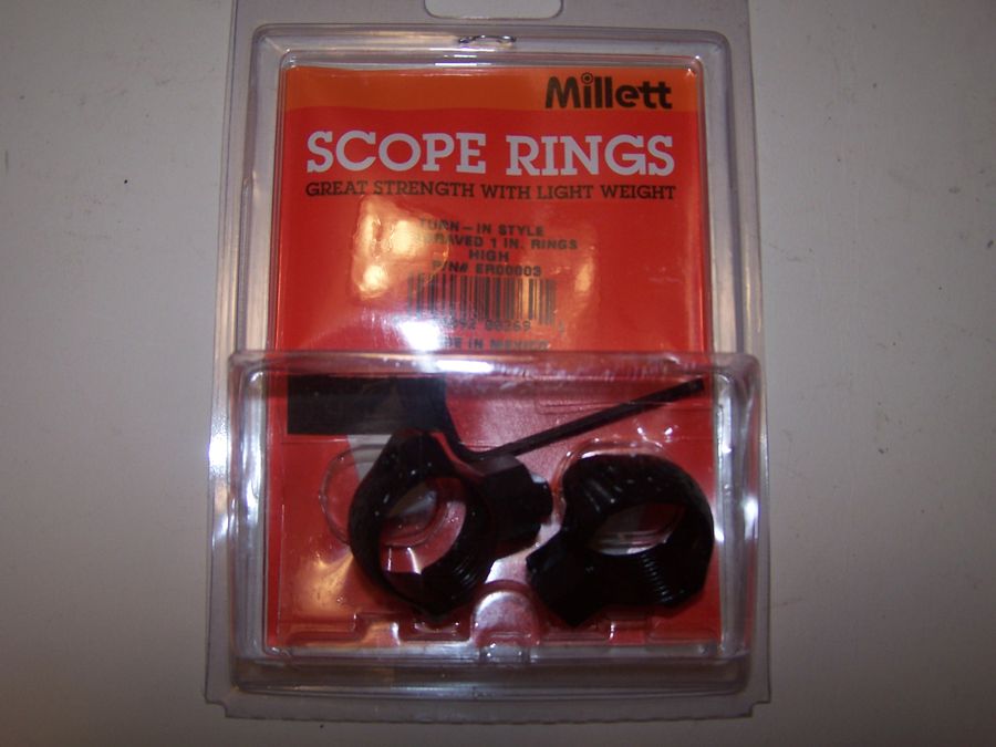 Millett Engraved Scope Rings High 1 For Sale at GunAuction.com - 14252711