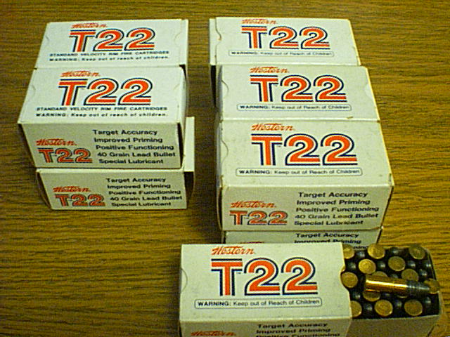 11 Boxes Of Western T22 Ammo For Sale at GunAuction.com - 5645744