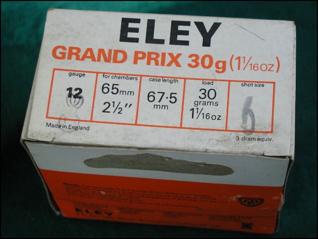 Eley 12 GA 2 1/2 Empty shotshell box 13955845 - GunAuction.com