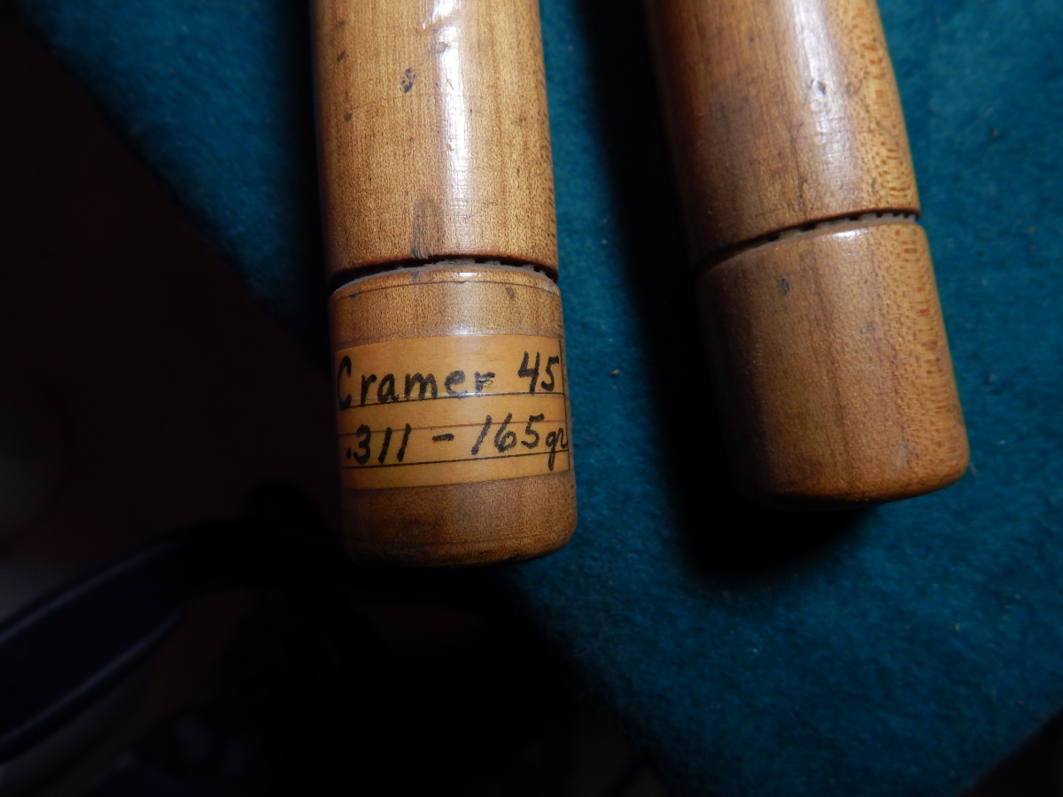 CRAMER 30 cal DC Bullet Mold 14877233 - GunAuction.com