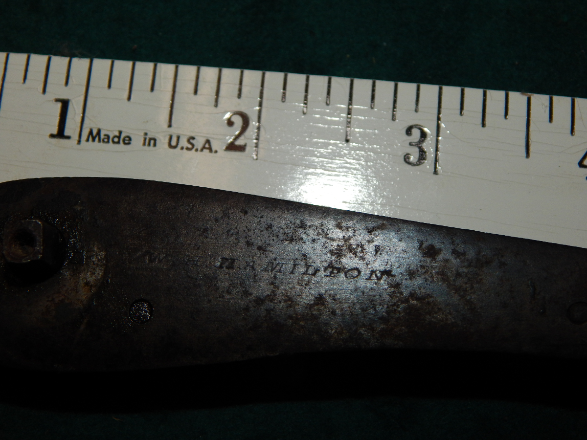 W.H.Hamilton Ml Backlock For Sale at GunAuction.com - 17105866