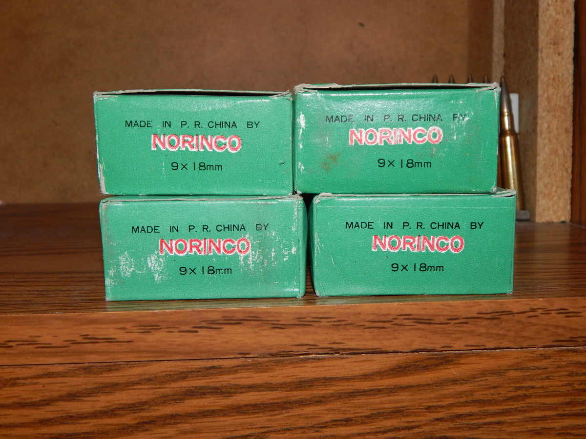 Norinco 4 Full Boxes - 200 Rds 9 X 18 For Sale at GunAuction.com - 17172859