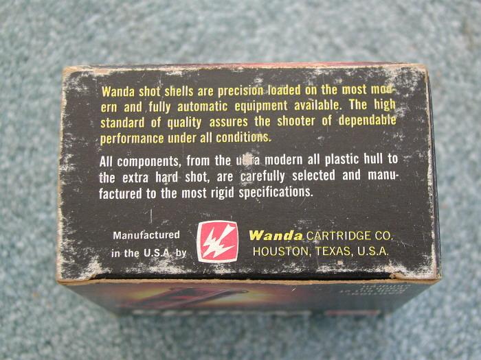 WANDA Empty Shotshell box 8751338 - GunAuction.com