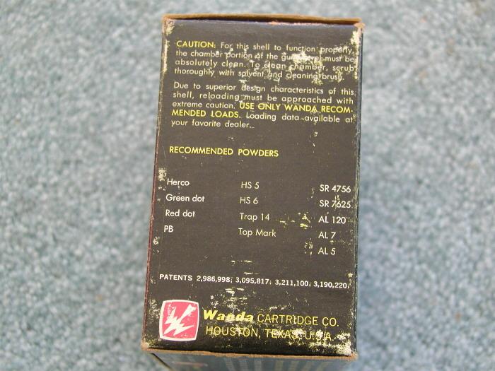 WANDA Empty Shotshell box 8751338 - GunAuction.com