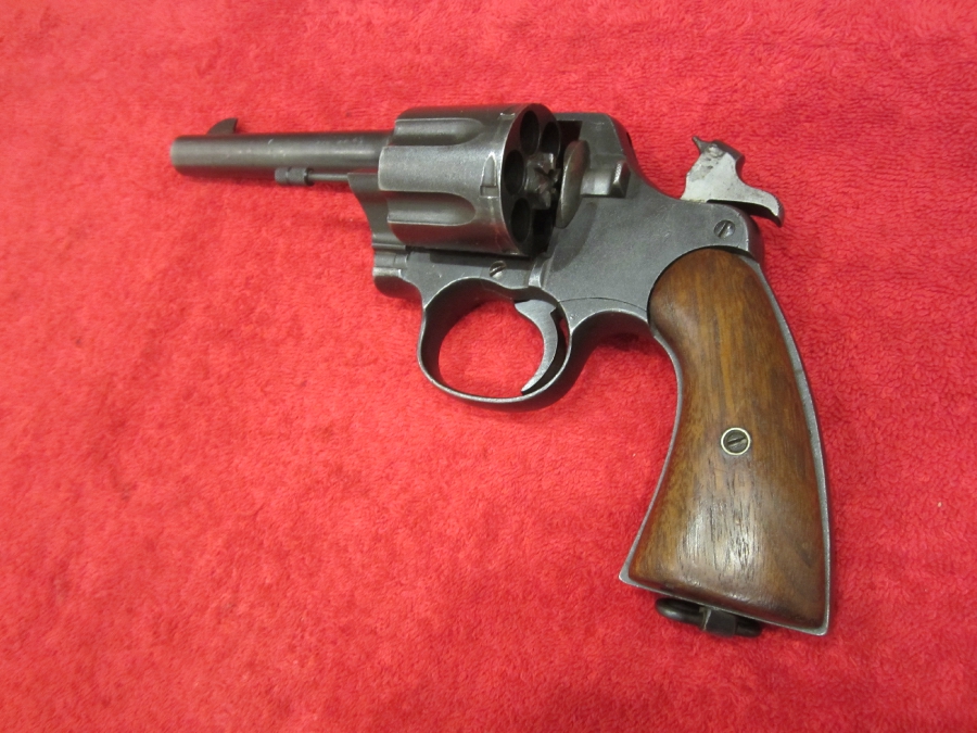 Colt Model 1917 Us Army Revolver W/Leather Holster .45 Acp For Sale at GunAuction.com - 14882761