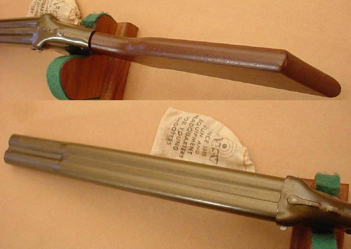 Daisy Vintage Double Barrel Cork Gun W/ Pouch For Sale at GunAuction ...