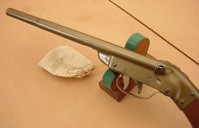 Daisy Vintage Double Barrel Cork Gun W/ Pouch For Sale at GunAuction ...
