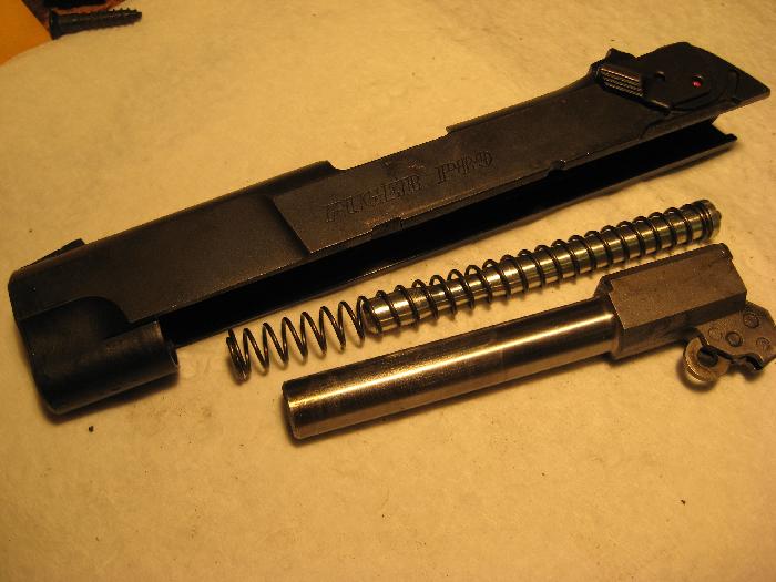 Ruger P89 slide, barrel and recoil spring