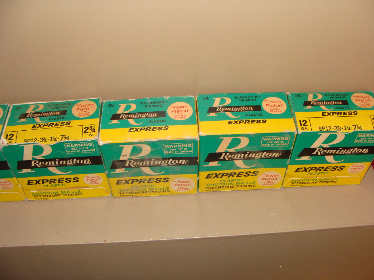 Remington Express "Power Piston" Boxes 12 Ga For Sale at GunAuction.com ...