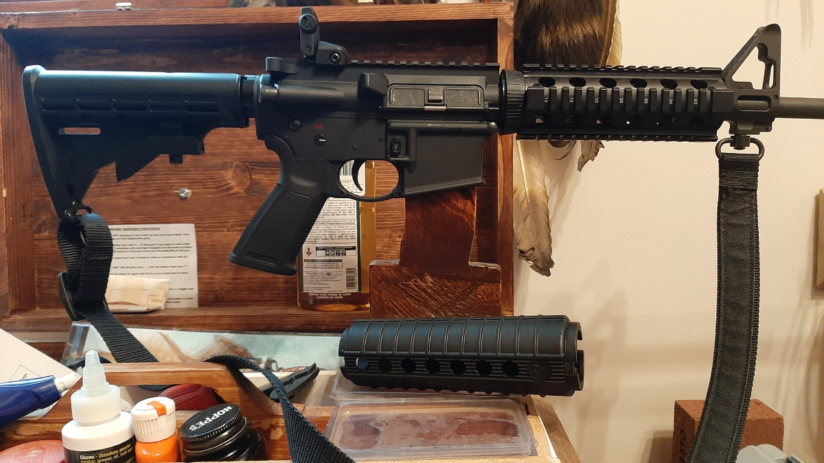 Ruger 5.56 Rifle. Black. Complete Package, Rifle, Ammo, Mags 5.56mm ...