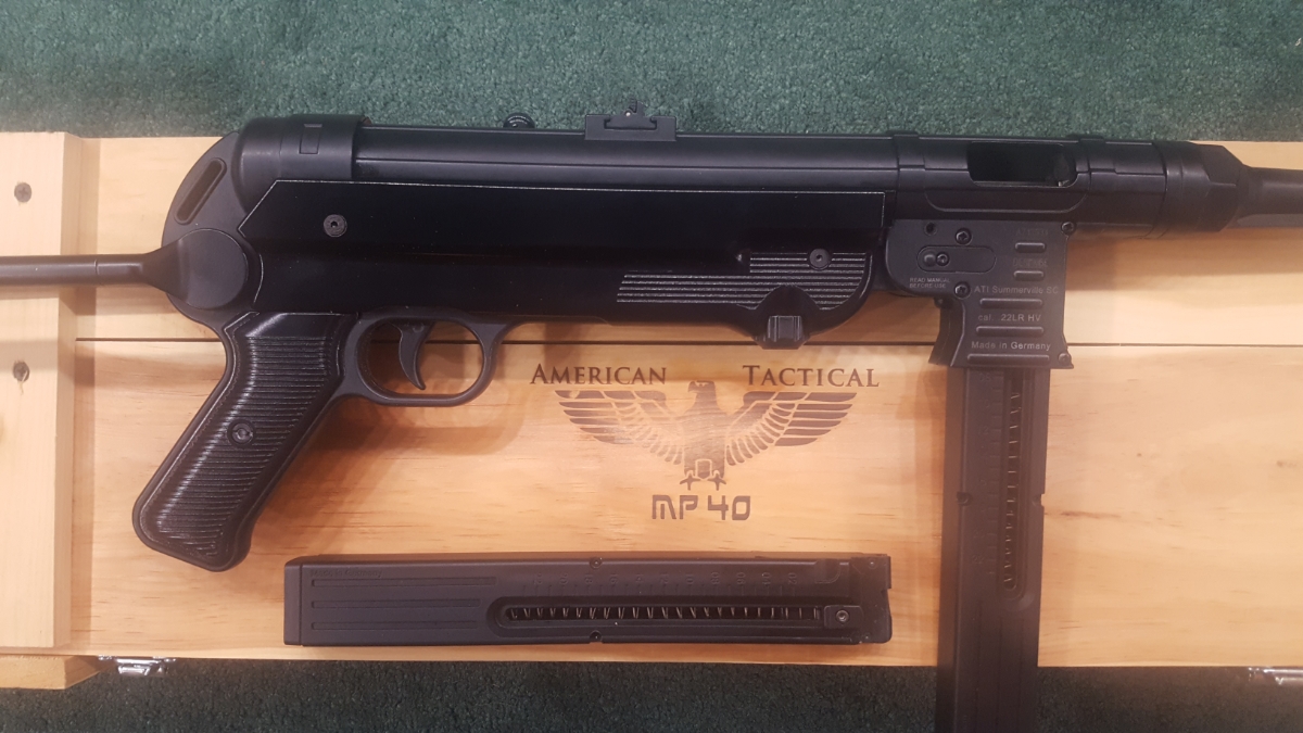 German Sporting Guns - American Tactical Schmeisser MP-40 .22 LR .22 LR ...