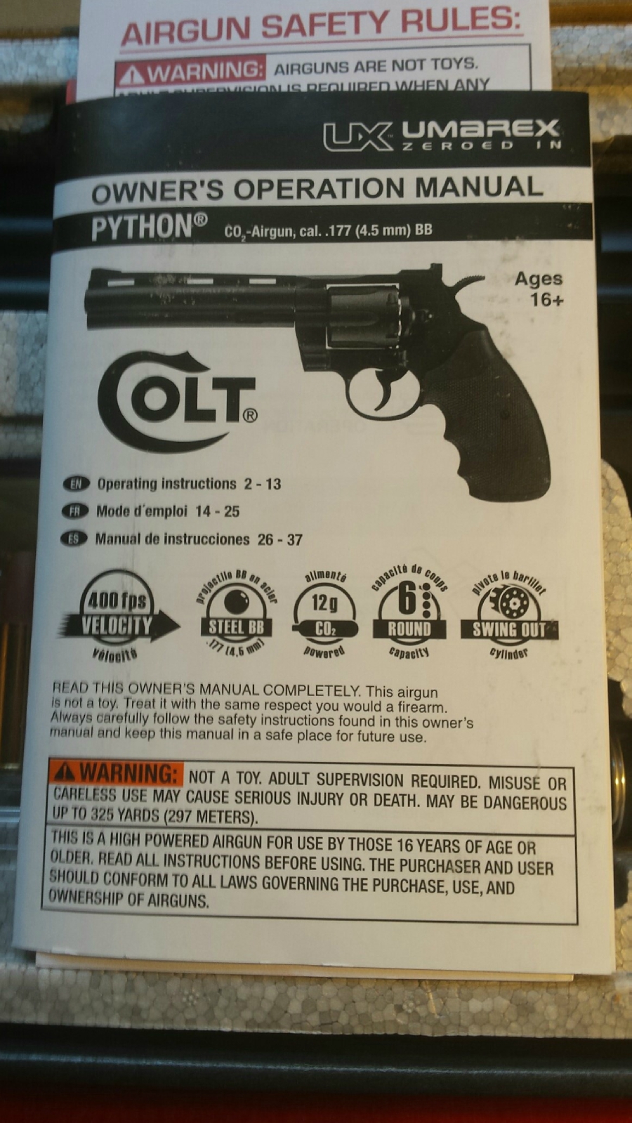 Limited Edition Colt Python C02 Pistol For Sale at GunAuction.com ...