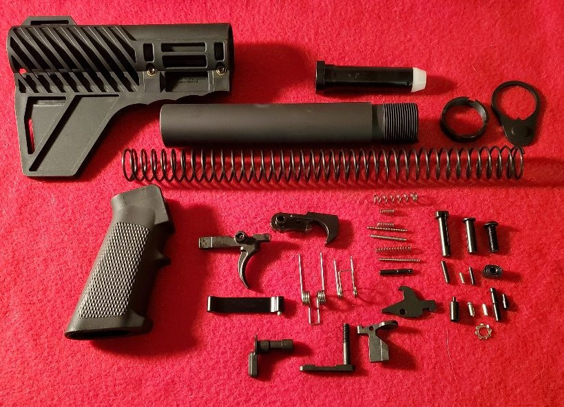 KM Tactical AR Pistol Lower Build Kit