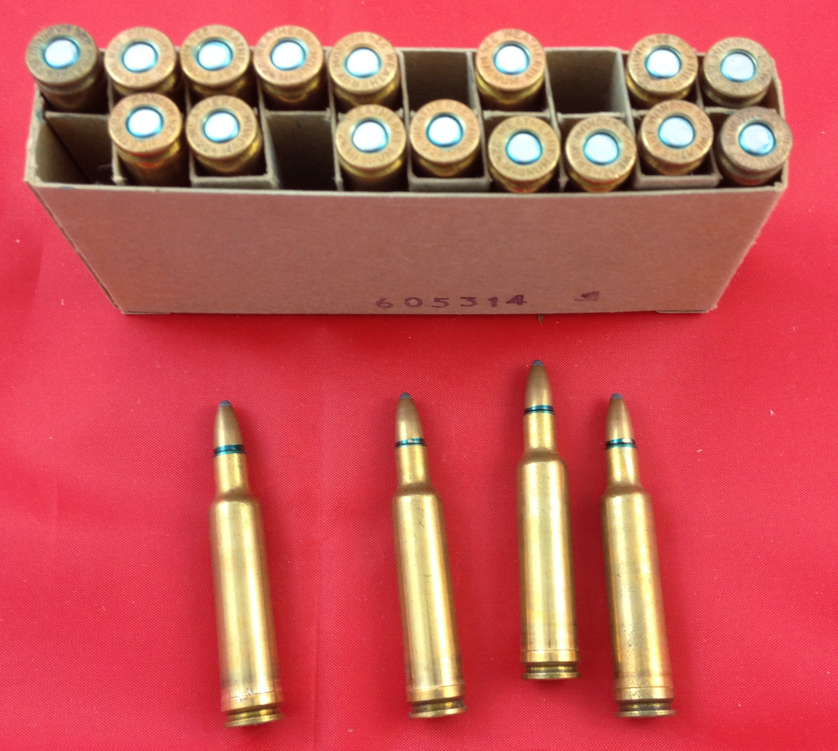 Vintage Box Of Weatherby Branded .224 Weatherby Magnum Ammo .224 Wby ...