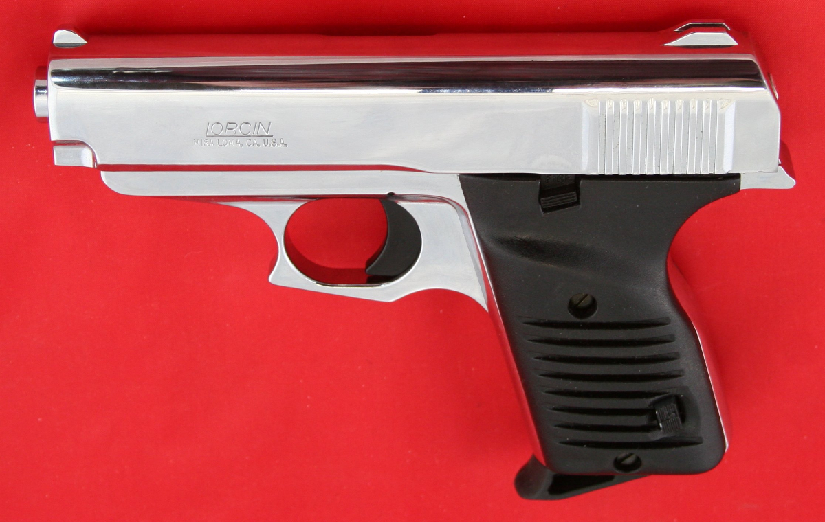 Lorcin Plated L380 With 3 1/2 In. Barrel Lnib .380 Acp For Sale at ...