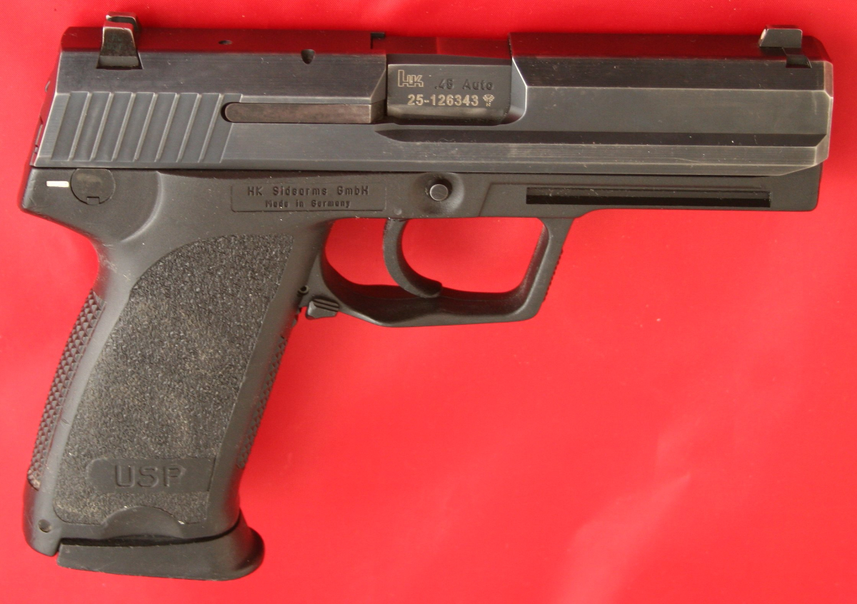 Heckler & Koch Usp45 Usp 45 Lem With 3 Mags And Night Sights .45 Acp ...