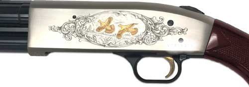 Mossberg Model 500 Centennial Limited Edition Gold Engraved 28" 12 Ga ...