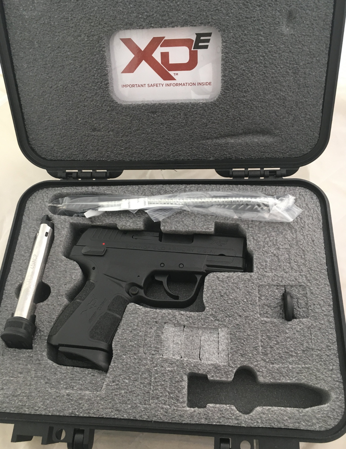 Springfield Armory Xd-E Xde 45 Xde93345be Nib .45 Acp For Sale at ...