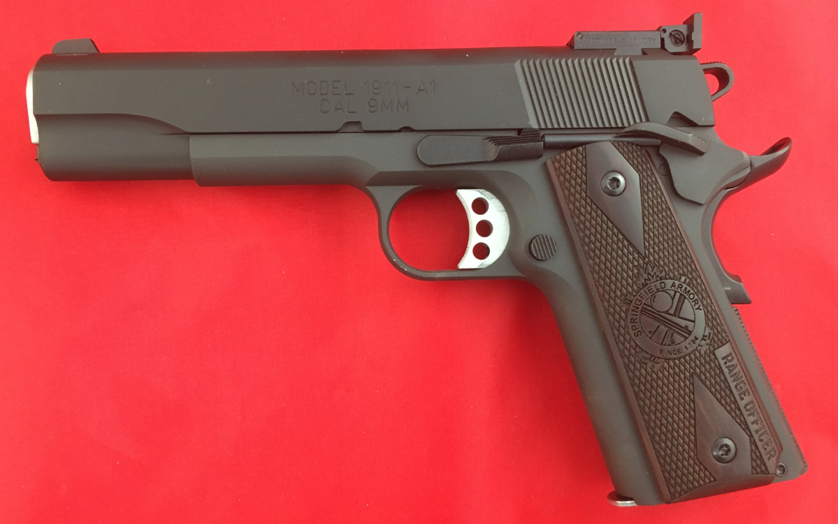 Springfield Armory 1911 Range Officer 2 Mags Pi9129l Nib 9mm Luger For ...