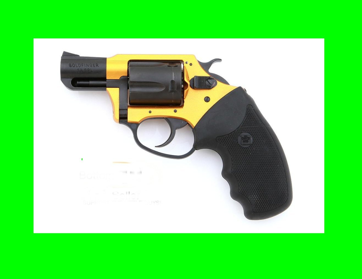 Charter Arms Undercover Lite Goldfinger Revolver 53890 .38 Special For ...