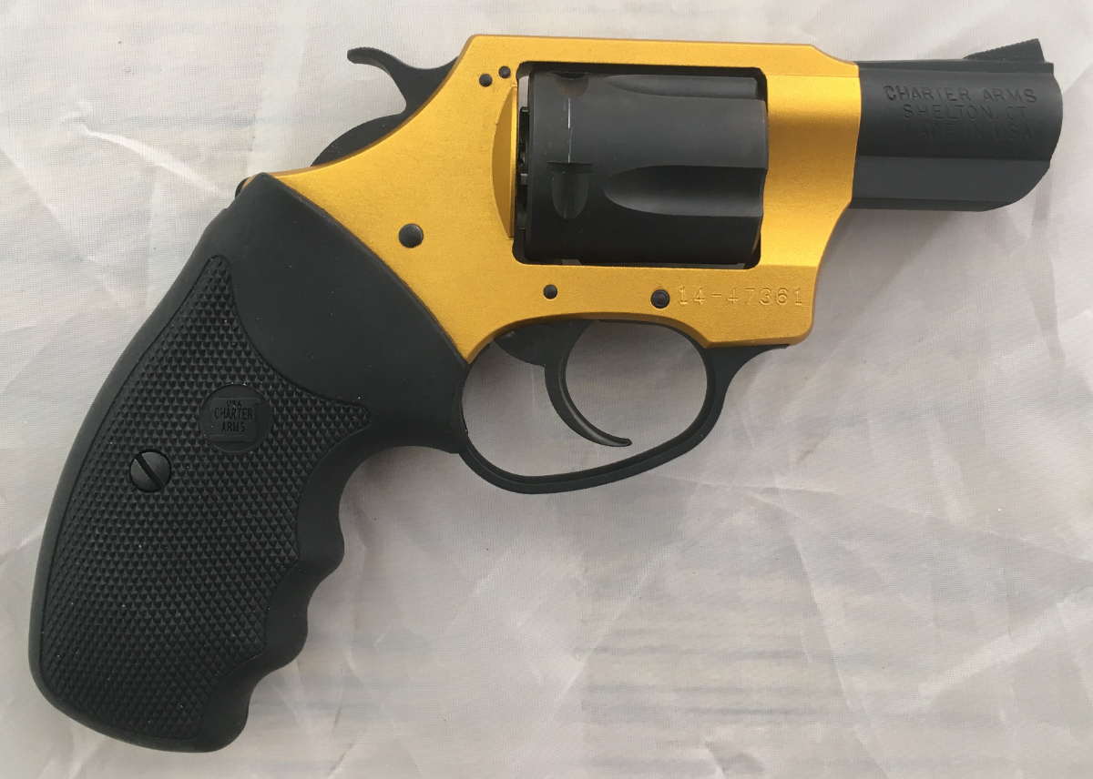 Charter Arms Undercover Lite Goldfinger Revolver 53890 .38 Special For ...