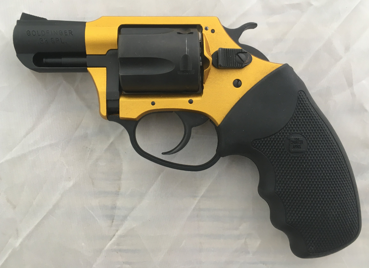 Charter Arms Undercover Lite Goldfinger Revolver 53890 .38 Special For ...